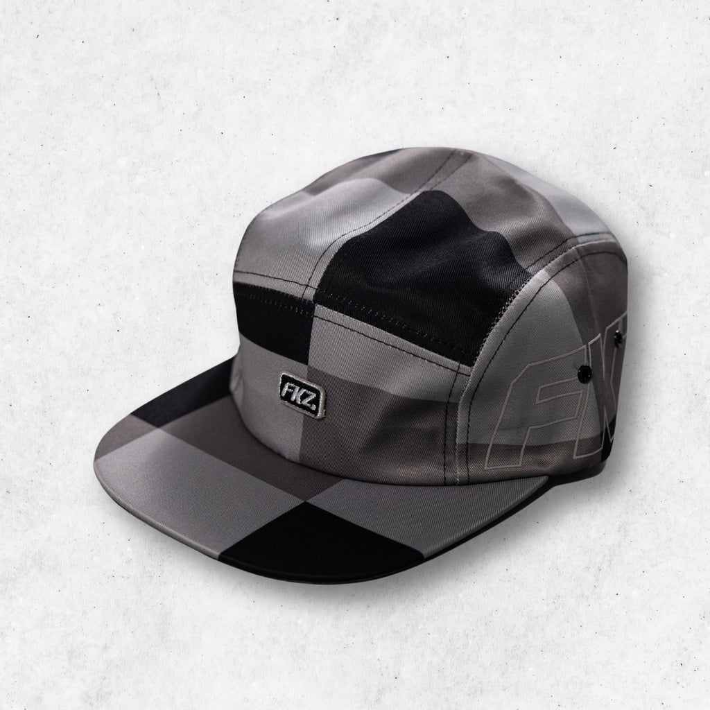 FKZ CHECK CAP - BLACK / GREY – FKZ ACTIVE