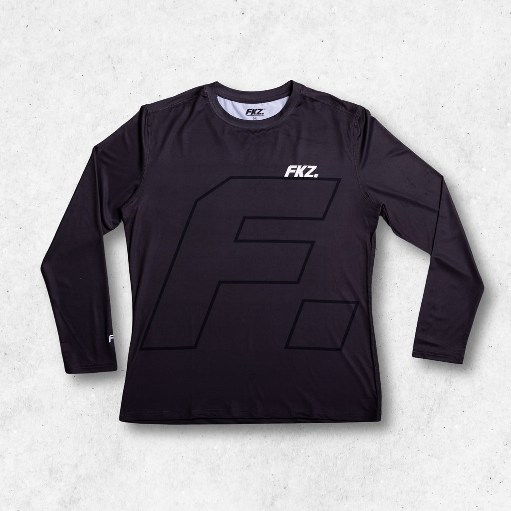 F. LONG SLEEVE SHIRT - CHARCOAL – FKZ ACTIVE