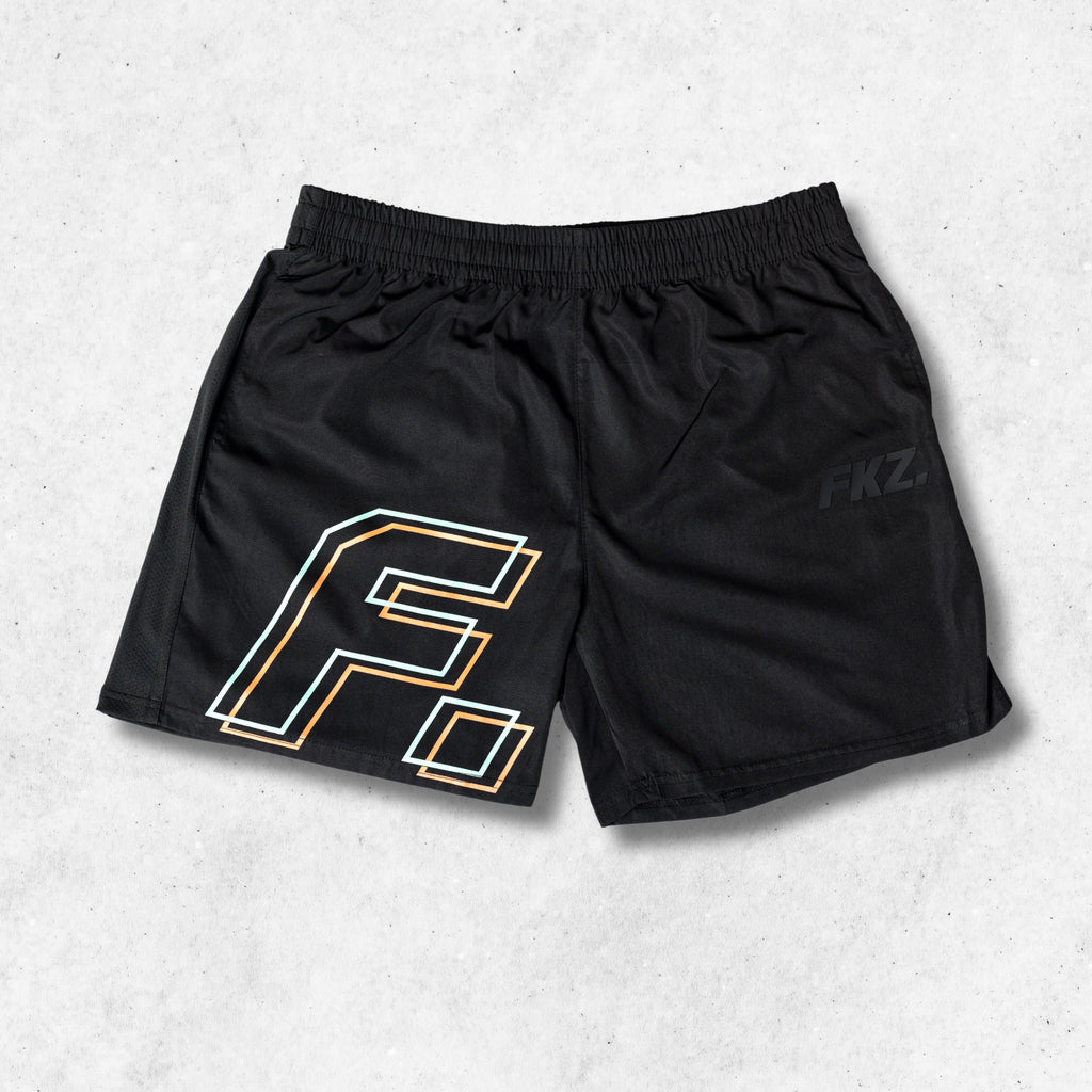 FKZ STAPLE SHORT - BLACK / MULTI – FKZ ACTIVE
