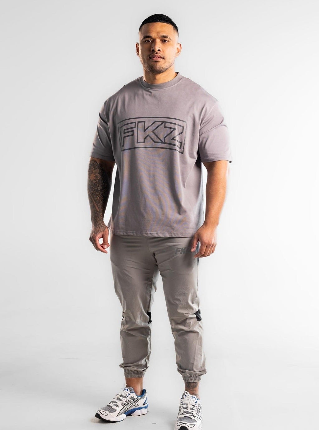 FKZ. OVERSIZED TEE - IRON GREY – FKZ ACTIVE