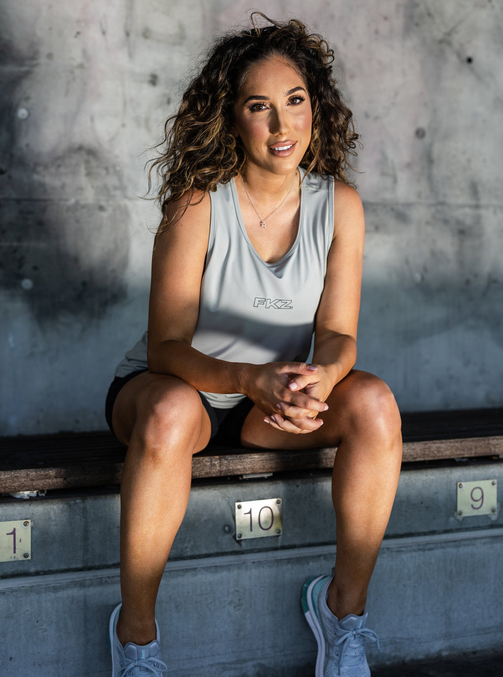 FKZ. TRAINING SINGLET - COOL GREY – FKZ ACTIVE